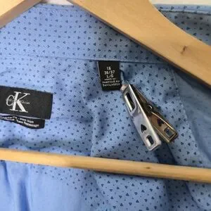 Calvin Klein | Shirts | Calvin Klein Mens Blue Long Sleeved Dress Shirt ...